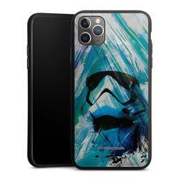 DeinDesign iPhone 11 Pro Max Handy Premium Silikon H&uuml;lle Handyh&uuml;lle schwarz Case Colourful Star Wars Stormtrooper Silikon Premium Case
