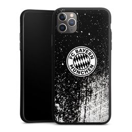 DeinDesign iPhone 11 Pro Max Handy Premium Silikon H&uuml;lle Handyh&uuml;lle schwarz Case Fcb Fc Bayern M&uuml;nchen Official Licensed Product Silikon Premium Case