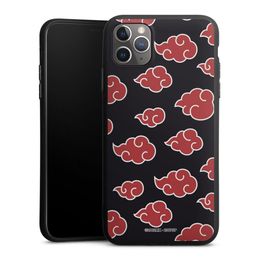 DeinDesign iPhone 11 Pro Max Handy Premium Silikon H&uuml;lle Handyh&uuml;lle schwarz Case Naruto Shippuden Akatsuki Official Licensed Product Silikon Premium Case