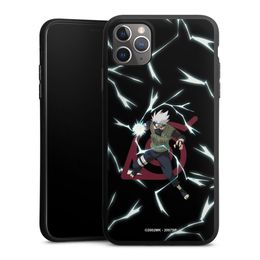 DeinDesign iPhone 11 Pro Max Handy Premium Silikon H&uuml;lle Handyh&uuml;lle schwarz Case Kakashi Naruto Shippuden Official Licensed Product Silikon Premium Case