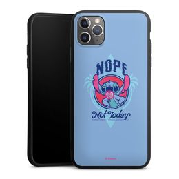 DeinDesign iPhone 11 Pro Max Handy Premium Silikon H&uuml;lle Handyh&uuml;lle schwarz Case Disney Sayings Lilo & Stitch Silikon Premium Case