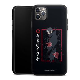 DeinDesign iPhone 11 Pro Max Handy Premium Silikon H&uuml;lle Handyh&uuml;lle schwarz Case Itachi Uchiha Official Licensed Product Naruto Shippuden Silikon Premium Case