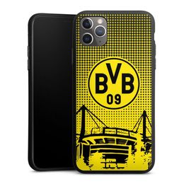 DeinDesign iPhone 11 Pro Max Handy Premium Silikon H&uuml;lle Handyh&uuml;lle schwarz Case Bvb Stadium Borussia Dortmund Silikon Premium Case
