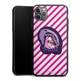 DeinDesign iPhone 11 Pro Max Handy Premium Silikon H&uuml;lle Handyh&uuml;lle schwarz Case Alice In Wonderland Disney Grinning Cat Silikon Premium Case