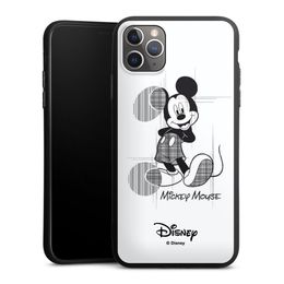 DeinDesign iPhone 11 Pro Max Handy Premium Silikon H&uuml;lle Handyh&uuml;lle schwarz Case Official Licensed Product Disney Mickey Mouse Silikon Premium Case