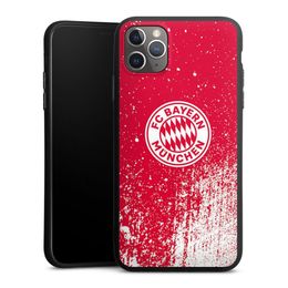 DeinDesign iPhone 11 Pro Max Handy Premium Silikon H&uuml;lle Handyh&uuml;lle schwarz Case Fcb Official Licensed Product Fc Bayern M&uuml;nchen Silikon Premium Case