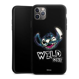 DeinDesign iPhone 11 Pro Max Handy Premium Silikon H&uuml;lle Handyh&uuml;lle schwarz Case Lilo & Stitch Official Licensed Product Disney Silikon Premium Case