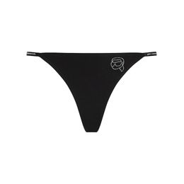 K by KARL LAGERFELD Karl Lagerfeld Thong 'Ikon' female Black size XS