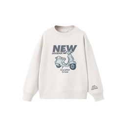Mango Kids Sweatshirt 'BERTOII' Jungen Gr&ouml;&szlig;e 152 rauchblau / pastellblau / hellgrau / dunkelgrau