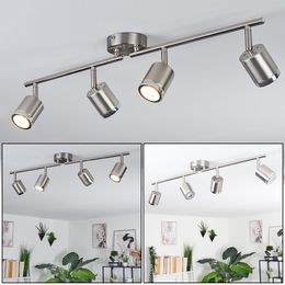 hofstein Autilla Deckenleuchte LED Nickel-Matt, 4-flammig