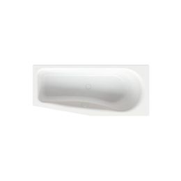 Badewanne BetteLuna 2750000 170 x 75 cm, weiss, Schr&auml;ges Fussende links