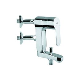 Grohe Eurostyle C Vertica Wannen Armatur 23302000 Aufputz, Anschlusswinkel 45&deg; chrom