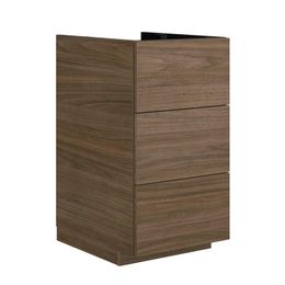 neoro n50 Unterschrank B: 40 cm mit 3 Ausz&uuml;gen, BN0450WL,