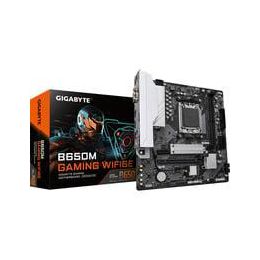 Gigabyte B650M GAMING WIFI6E, Mainboard schwarz/silber