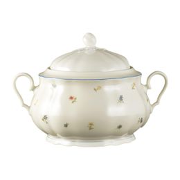 Seltmann Weiden Terrine mit Deckel Marieluise Elfenbein Streublume 3,05 l