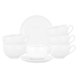 Seltmann Weiden Milchkaffeetassen mit Untertassen Amina 350 ml 6er Set