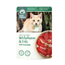 12x85g Pure Nature ADULT Wildschwein & Ente mit Kamille
