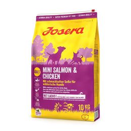 Josera Mini Salmon & Chicken Hunde-Trockenfutter mit schmackhafter Soße 2x10kg