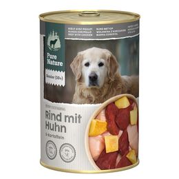 Pure Nature SENIOR Rind Pur mit Kartoffeln Hunde-Nassfutter getreidefrei 6x400g