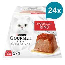 24x2x57g GOURMET Revelations Mousse in Sauce mit Rind