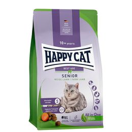 Happy Cat Senior Weide Lamm Katzen-Trockenfutter f&uuml;r Katzensenioren 1,3 kg