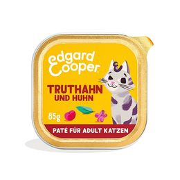 8x85g Edgard & Cooper Pat&eacute; Truthahn und Freilaufhuhn