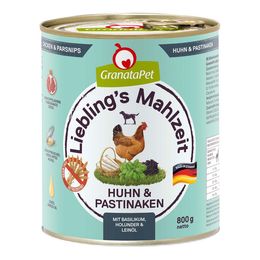 Granatapet Liebling's Mahlzeit Huhn und Pastinaken 6x800g