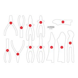 KS Tools Leere Schaumstoffeinlage zu 811.0012 (811.0012-97)