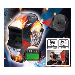 KS Tools Automatik-Schweißer-Schutzhelm, Flame Design (310.0155)