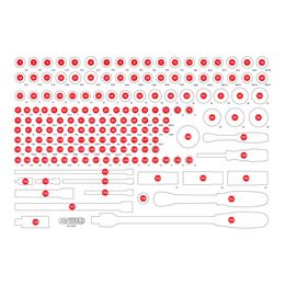 KS Tools Leere Schaumstoffeinlage zu 811.0167 (811.0167-97)