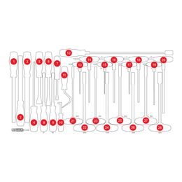 KS Tools Leere Schaumstoffeinlage zu 813.0028 (813.0028-97)