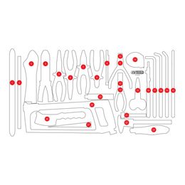 KS Tools Leere Schaumstoffeinlage zu 813.0036 (813.0036-97)