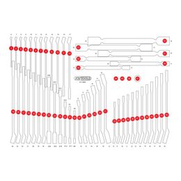 KS Tools Leere Schaumstoffeinlage zu 811.0053 (811.0053-97)