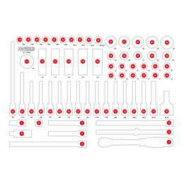 KS Tools Leere Schaumstoffeinlage zu 811.0064 (811.0064-97)