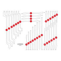 KS Tools Leere Schaumstoffeinlage zu 811.0031 (811.0031-97)