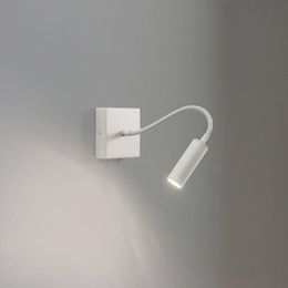 ARGON Wandlampe Ojos, creme, Leselampe, verstellbar, 33 cm, G9