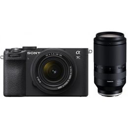 Sony Alpha ILCE-7C II schwarz + 28-60mm + Tamron 70-180mm f2,8 - abzgl. 100,00&euro; Winter Cashback