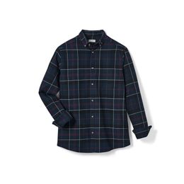 Tchibo - Flanell-Hemd - Herren - Gr. L - creme/kariert