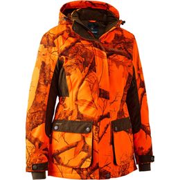Deerhunter Damen Winterjacke Lady Eagle Realtree Edge Orange (Größe: 36)