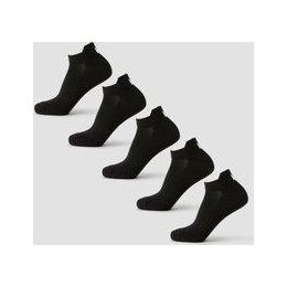 Myprotein MP Unisex Sneaker-Socken (5er-Pack) - Schwarz - UK 2-5