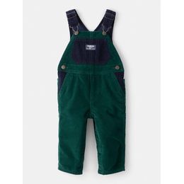 Oshkosh Latzhose in Gr&uuml;n/ Dunkelblau - 57% | Gr&ouml;&szlig;e 62 | Babyhosen
