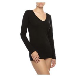 COTONELLA Longsleeve in Schwarz - 22% | Gr&ouml;&szlig;e S | Damen-tops