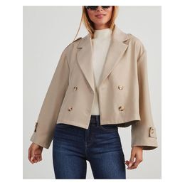 Milan Kiss Hemdjacke in Beige - 66% | Gr&ouml;&szlig;e M | Damenjacken