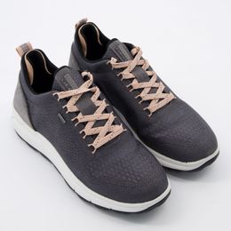 Geox Anthrazitfarbene Spherica 4x4 Sneaker mit Mesh-Design