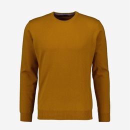 Ferrante Senfgelber Pullover aus Merinowolle