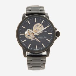 Kenneth Cole Schwarze automatische Armbanduhr mit Oyster-Armband