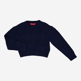 MAX & Co. Dunkelblauer Pullover aus Wollmischung