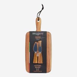 3-teiliges braunes Schneide-Set
