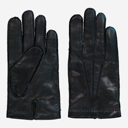 Schwarze Handschuhe aus Leder