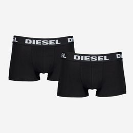 Diesel 2er-Pack schwarze Boxershorts mit Logo